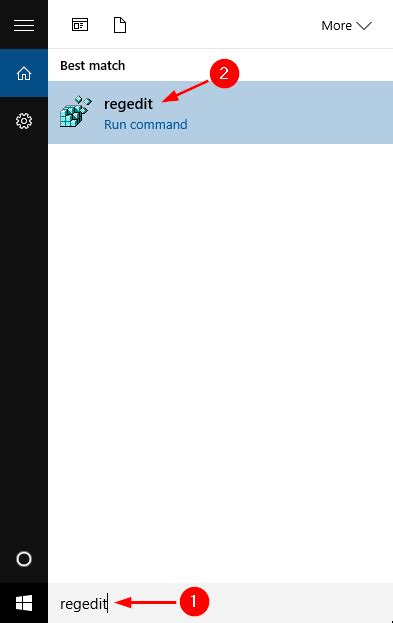 6 Ways To Open Registry Editor In Windows 10 Password Recovery