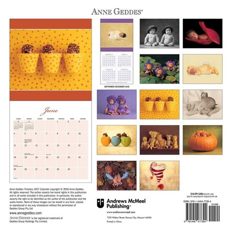 Anne Geddes Timeless Wall Calendars 2017 Buy At Ukposters