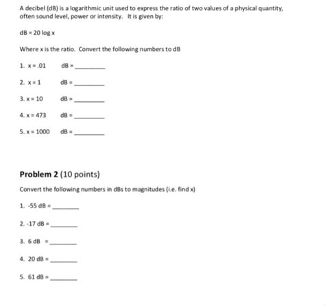 a decibel db is a logarithmic unit used to express the ratio of two