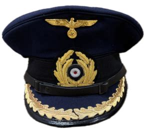 Wwii German Kriegsmarine Senior Officer Visor Cap Hat Murphs Militaria