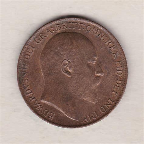 1910 Bronze Penny Edward Vii Dorset Coin Company