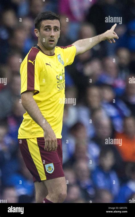 Burnley Daniel Lafferty During The Pre Season Friendly Match At The Ibrox Stadium Glasgow Stock