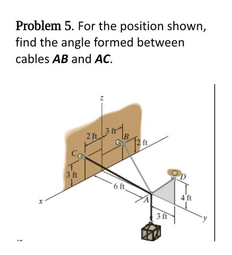 solved problem 5 for the position shown find the angle