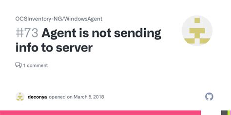 agent is not sending info to server · issue 73 · ocsinventory ng windowsagent · github