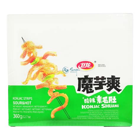 Shop The Wei Long Konjac Shuang Scharf And Sauer 360g Now
