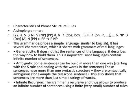 Introduction To Linguistics Syntax Pptx Programming Languages