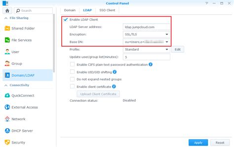 how can i join synology nas to jumpcloud ldap for dsm 6 2 synology
