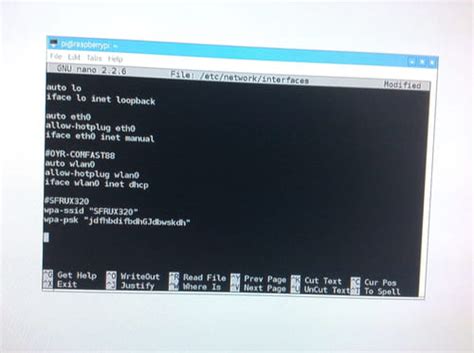 internet sur raspberrypi linux unix