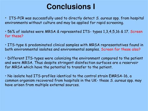 Ppt Rapid And Sensitive Detection Of Mrsa By Pcr Based Methods In The Environment And Hospital