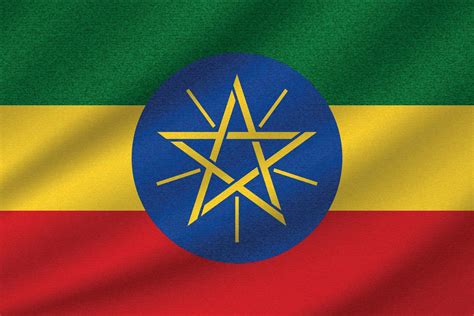 National Flag Of Ethiopia 11161262 Vector Art At Vecteezy
