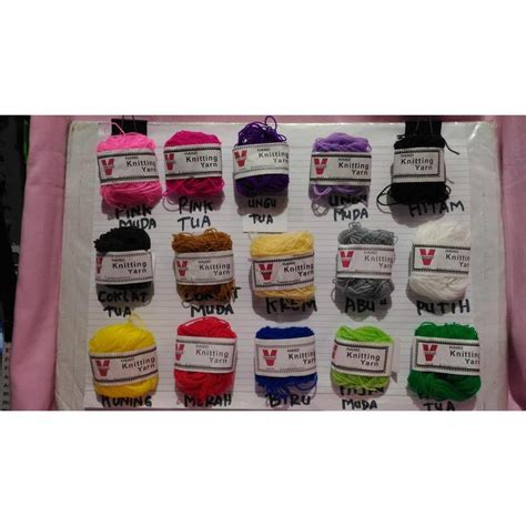 Benang Wol Wool Tali Prakarya Dekorasi Abu Abu Abu Coklat Cokelat