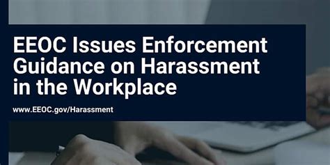 Eeoc Releases Updated Workplace Harassment Guidance 2024