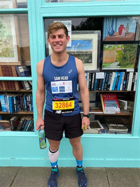 Sam Head London Marathon 2022 Chesterfield And North Derbyshire Space
