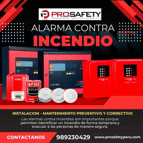 Alarma Contra Incendio En Cieneguilla Prosafety Peru 921914952