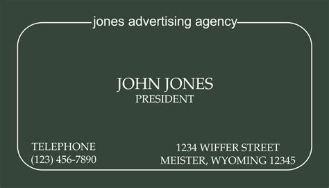 Free Business Card Template 18