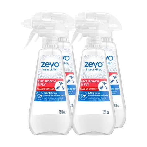 Zevo 12 Oz Ant Roach And Fly Multi Insect Killer Trigger Spray Multi