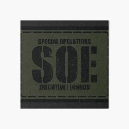 Ww2 Soe Special Operations Executive Distressed Art Board Print For