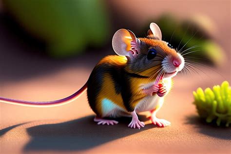 Premium Ai Image Small And Skittish Mouse