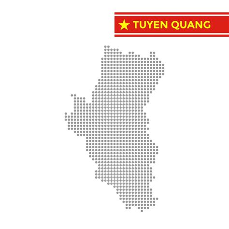Dotted Map Of Tuyen Quang Province In Vietnam 65622577 Vector Art At