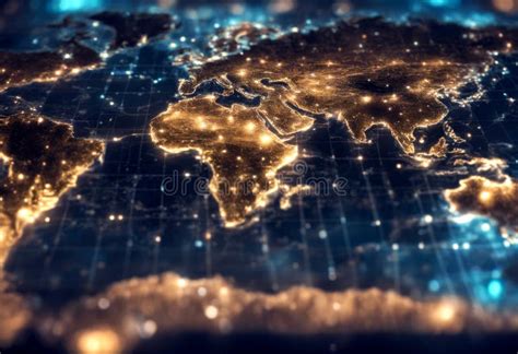 Furnished Pattern Lights Elements World Nasa Image Global City