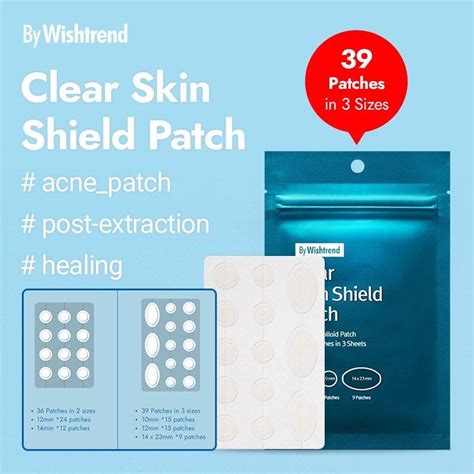 Pimple Patches By Wishtrend Clear Skin Shield Patch 39 Patches In 3