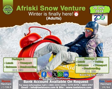 Tsela Tours And Adventure On Linkedin Tselatours Skiing