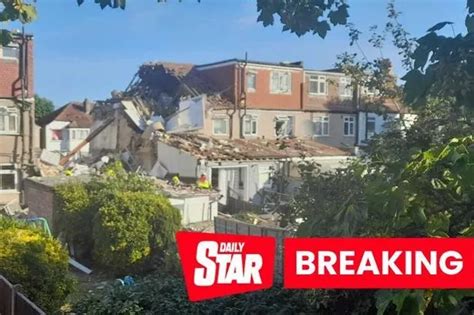 Massive Gas Explosion Blast Leaves House Smoking Wreck As Whole Roof