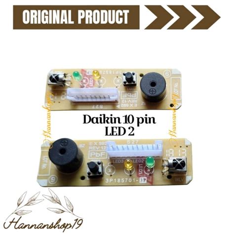 Jual Sensor Pcb Ac Daikin 10 Pin Led 2 Sensor Modul Ac Daikin Soket