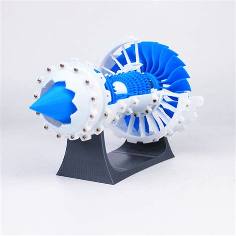 3d Printed Aero Engine Model Jet Engine Model Turbofan Stem Model Enginediy