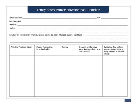 Action Plan Templates Excel