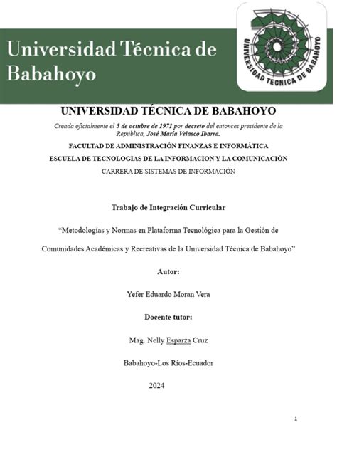 Tic Utb Fafi Sist Inf 000018 Pdf Ingeniería De Software Software