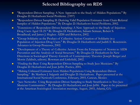 Ppt Respondent Driven Sampling Powerpoint Presentation Free Download Id5137282