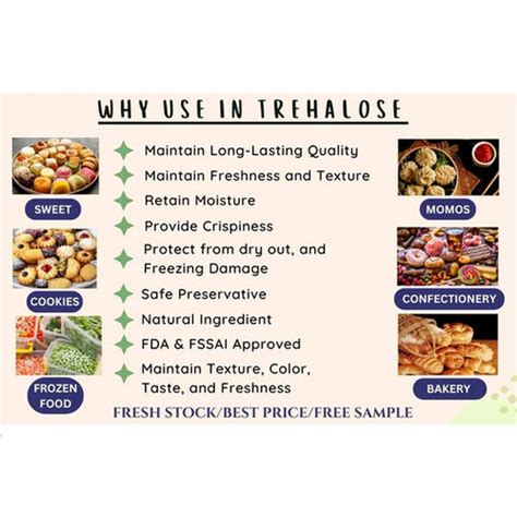 Purehalose 100 Pure Trehalose Powder Moisture Retention Freshness