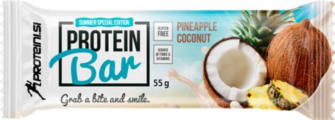 Proteini Si Beljakovinska Ploščica Pineapple Coconut 55 G Dm Si