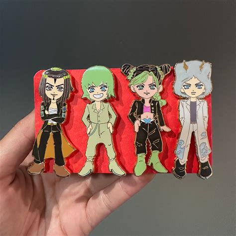 Stone Ocean Chibi Set Nandemo Pins