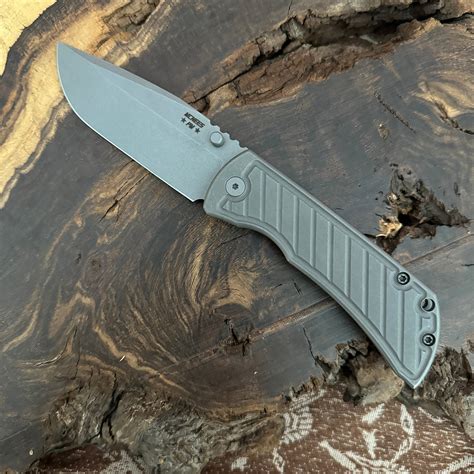 Mcnees Knives Pm Mac 2 35 Fastback Titanium Handle Matte Stonewash