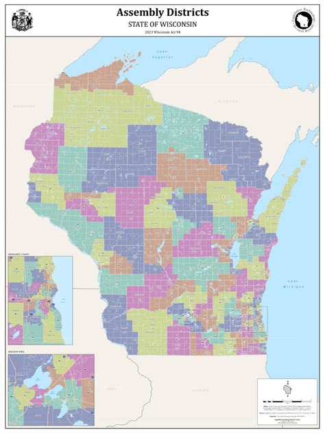 Wi State Assembly Districts 2023