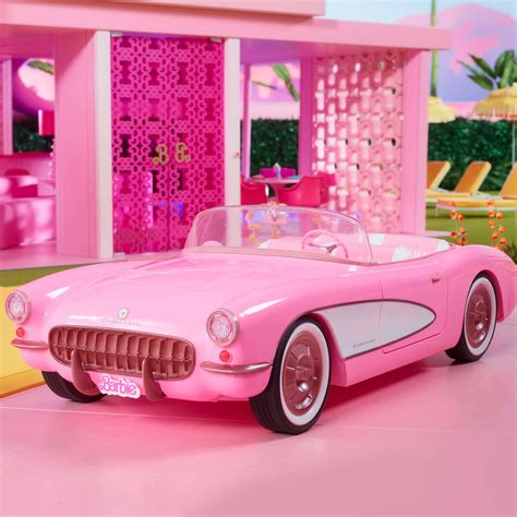 Barbie The Movie Pink Corvette Convertible Mattel Creations