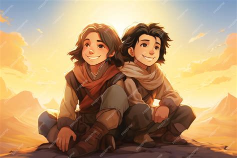 Premium Photo Illustration Of The Story Of Ibrahim And Ismail