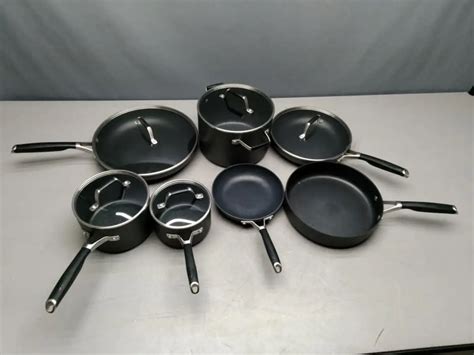 Select By Calphalon With Aquashield Nonstick 9pc Space Saving Cookware