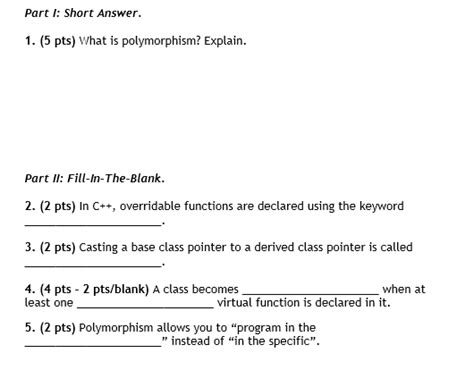 Solved What Is Polymorphism Explain In C Overridable