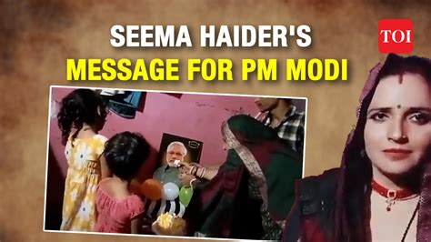Seema Haiders Another Viral Video Pakistans Seema Sends An Unusual Message To Pm Modi Watch