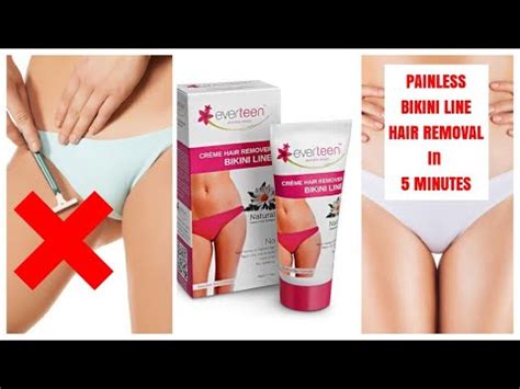 How To Remove Bikini Line Hair Without Any Pain At Home In 5 Minutes Deblina Rababi YouTube