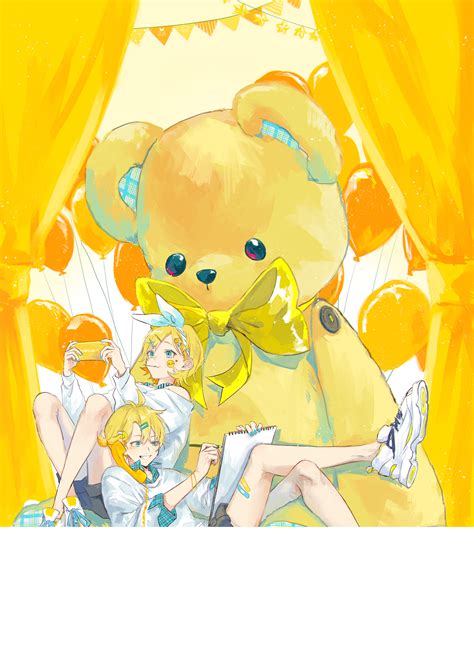 Pd Ta1 Kagamine Len Kagamine Rin Vocaloid Absurdres Highres 1boy