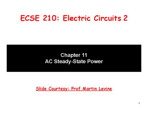 Ac Steady State Power Electrical Engineering Second Order Circuits