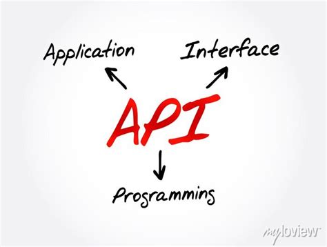 Api Application Programming Interface Acronym Technology Concept