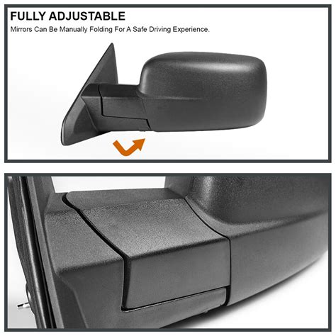 Leftdriver Side Fits 2009 2018 Dodge Ram 1500 Classic Manual Fold View