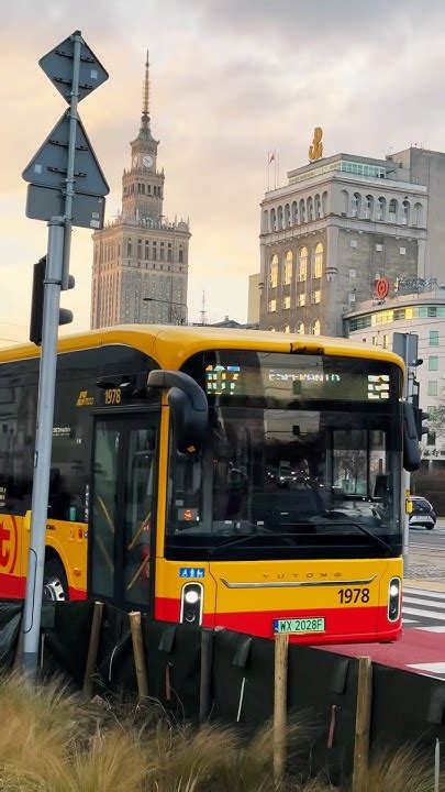New Yotong Electric Bus Leading The Warsaw Street Short Shorts