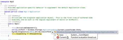 C UWP Run In Release Mode Gives ApplicationData Does Not Exist In The Current Context