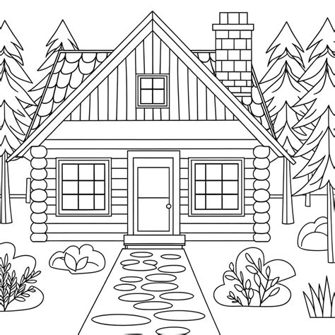 Coloriage Gratuit De Cabanes à Imprimer Découvrez Notre Sélection